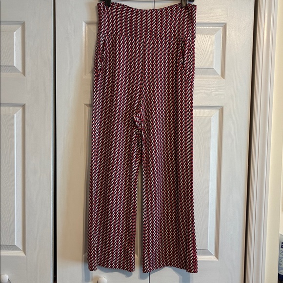 CAbi | Pants & Jumpsuits | Cabi Geometric Chevron Patterned Wide Leg ...